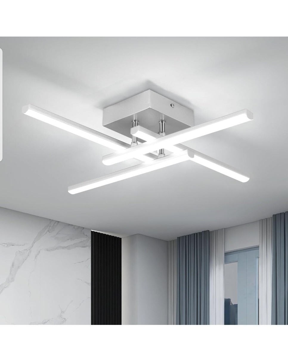 Silver Ceiling Bedroom Lighting