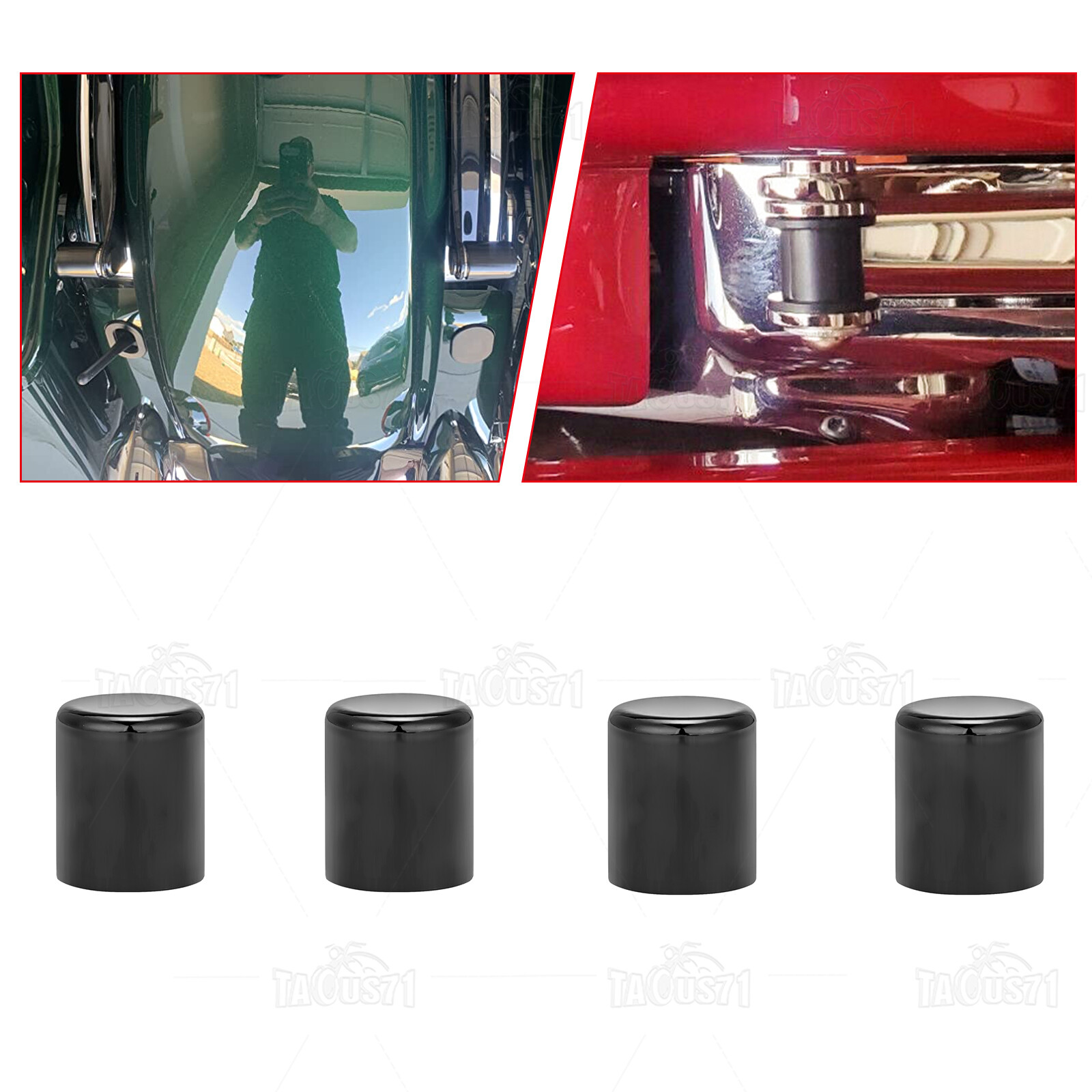 Docking Hardware / Point Magnet Caps Cover For 2014+ Harley Touring ...