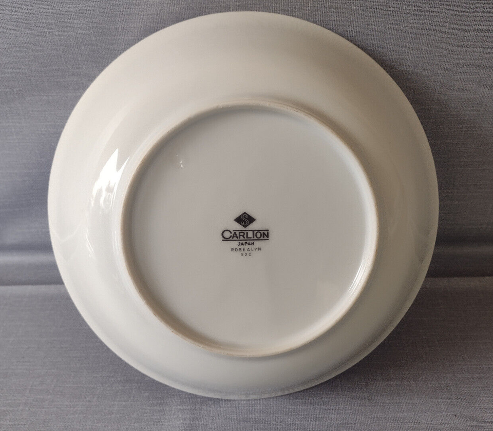 Carlton China 9" Serving Bowl Rosealyn Floral Pattern Japan Vintage | eBay