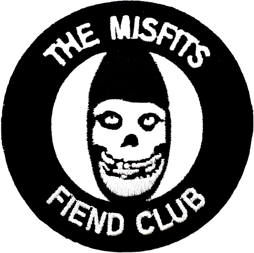 The Misfits Fiend Club Punk Rock Music Applique Embroidered Iron on ...