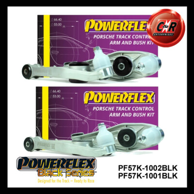 Powerflex Black 2xTrackCtrlArm+Bush Kits For 981 Boxster 57K-1002BLK ...