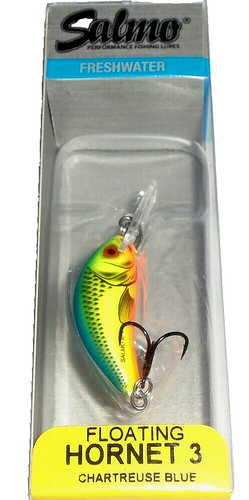 Salmo 3F Hornet Crankbaits (Chartreuse Blue) | eBay