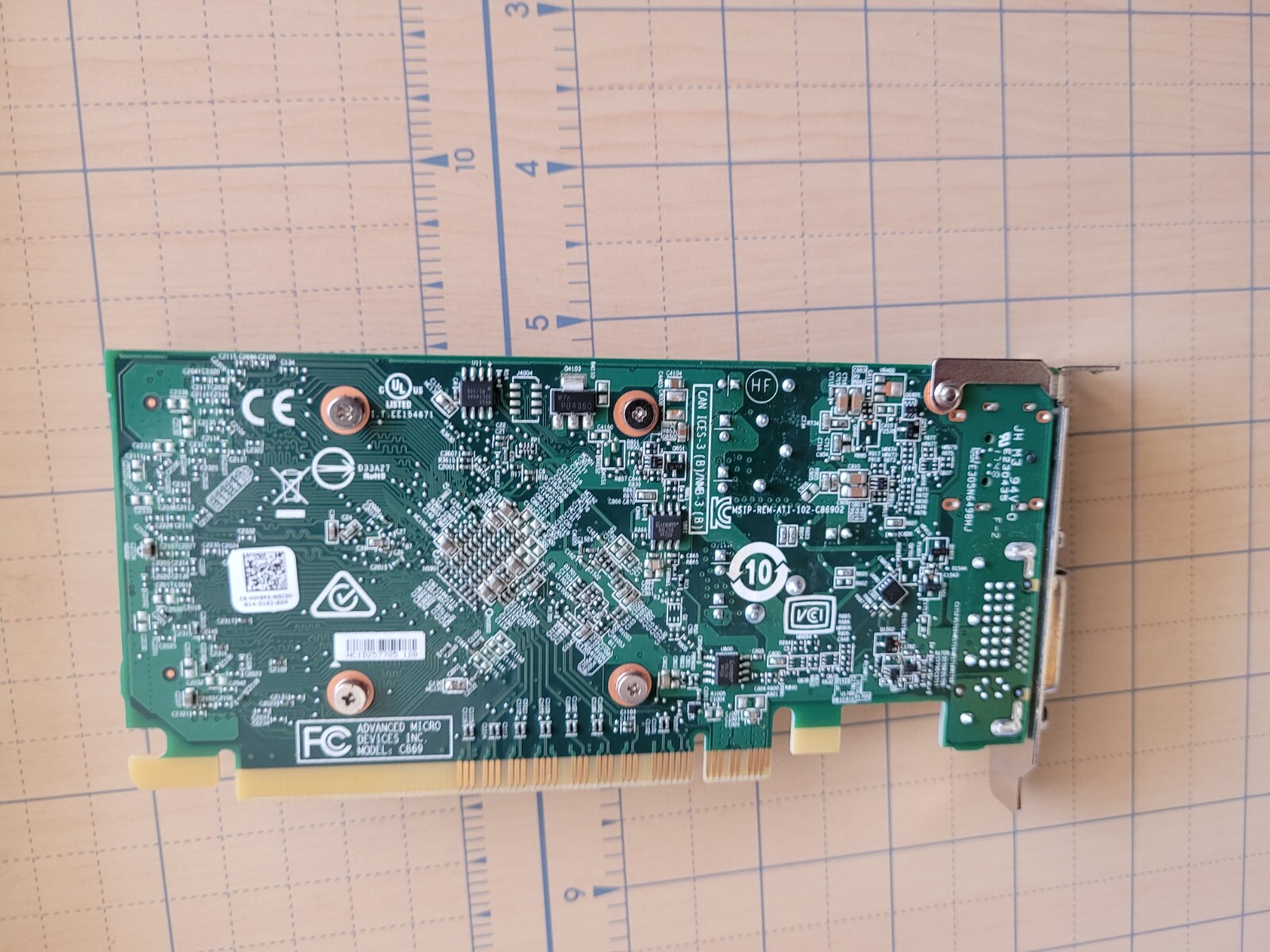 Dell AMD Radeon V337 1GB GDDR5 PCI-E Video Card (109-C86957-00) for ...