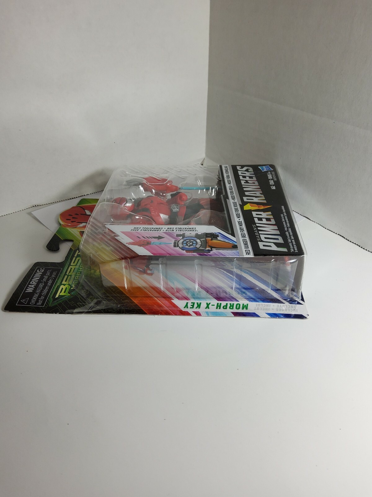 Power Rangers Beast Morphers Red Ranger Red Fury Mode Morph-X Key ...