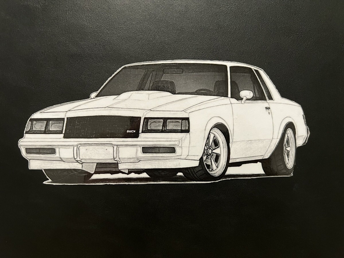 Buick Regal Coloring Page Buick GNX F.A.R Drawings & Illustration,
