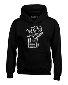Influential Inspiring Black Leaders Fist Hoodies Civil Rights ...