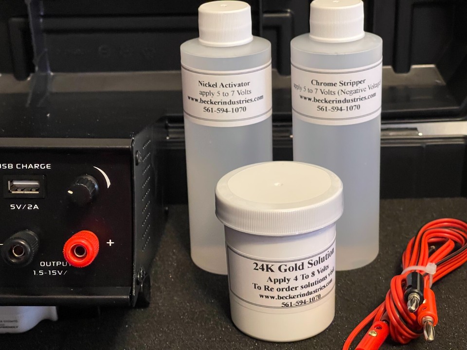 Gold Plating Kit, Silver Gold Plating Kit ElectroPlating Machine, 24K ...