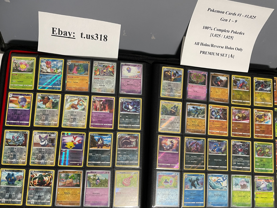 ⭐ Pokemon #1-1025 |ALL HOLOS/REVERSE HOLOS ONLY 100% Complete Cards ...