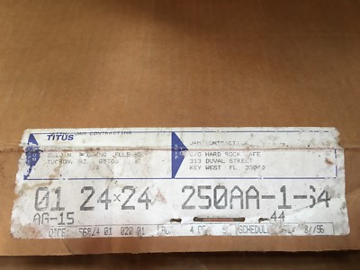 Titus 250-AA Aluminum Curved Blade Diffuser 24x24 | eBay