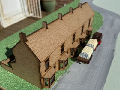 OO Gauge Terraced Houses Laser Cut MDF Kit | eBay
