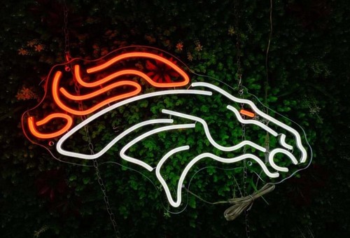 32"x17" Denver Broncos Flex LED Neon Sign Light Party Gift Club Bar ...