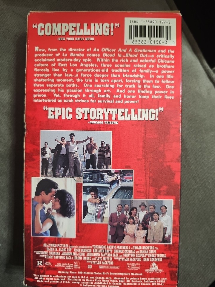 SANGRE POR SANGRE/ BLOOD IN BLOOD OUT (VHS, 1994) | eBay