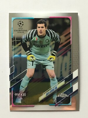 JULIO CESAR #88 2020-21 Topps CHROME X STEVE AOKI UEFA FIFA WORLD CUP ...