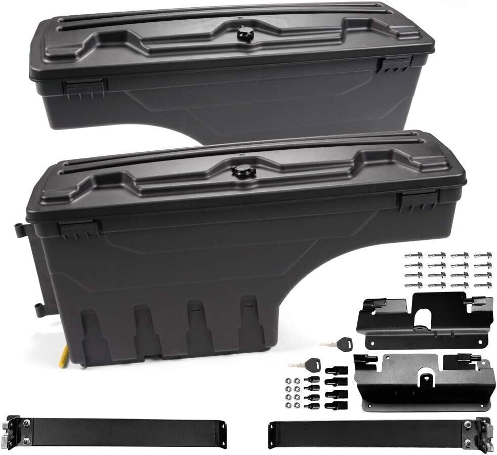 Fit for Nissan Titan H61 2016-2022 Lockable Storage Box Case Truck Bed ...
