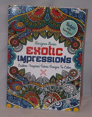 Kappa Adult Coloring Designer Series Coloring Book - NEW - Exotic ...