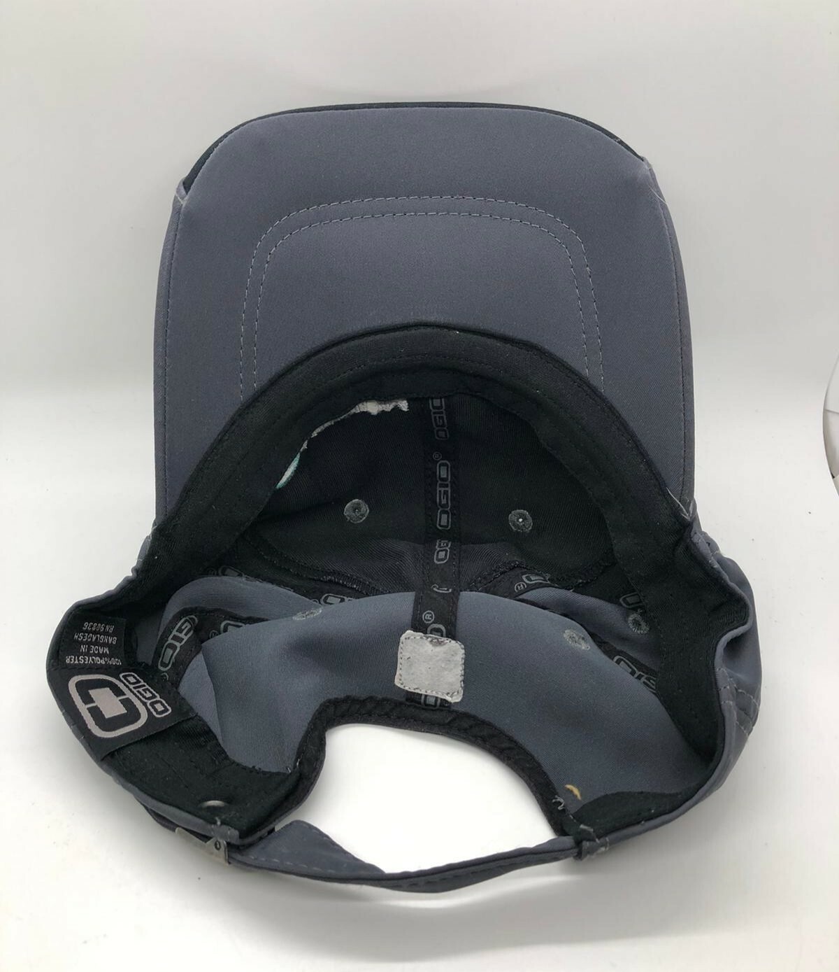 Ogio Nerium Cap Hat Adult Adjustable Gray Black 100% Pokyester | eBay