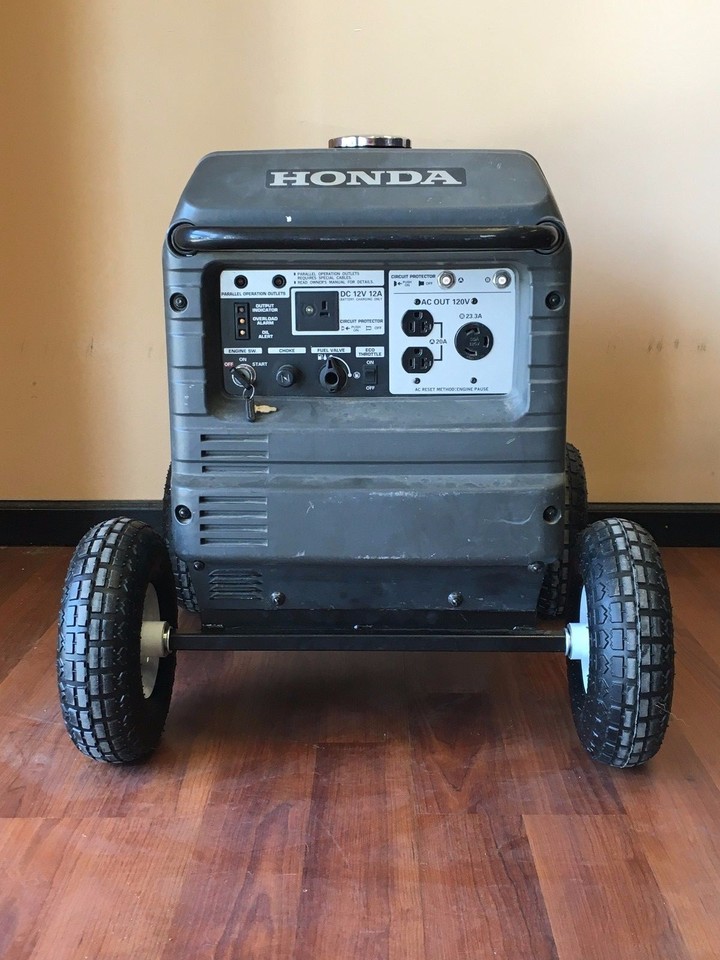 Wheel Kit for Honda Generator EU3000is - SOLID NEVER FLAT TIRES - All ...