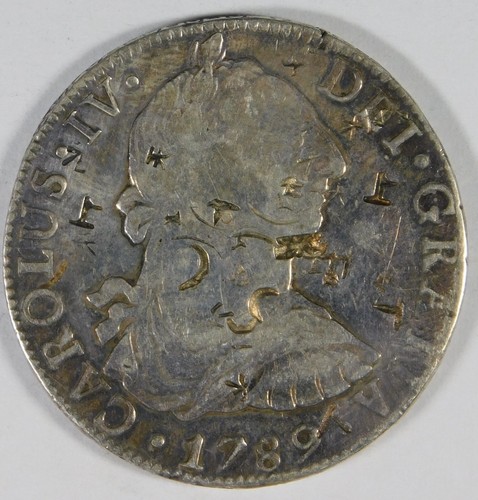 1789-Mo Mexico 8 Reales Silver Coin **CHOPMARKED** | eBay