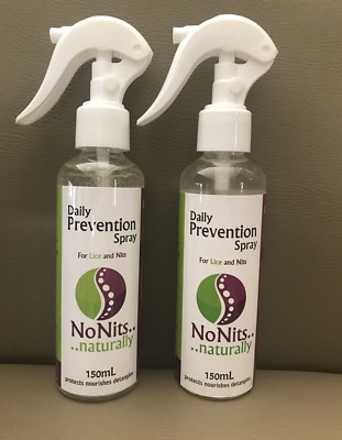 Nit Spray To Prevent Head Lice- 2 Bottles | eBay