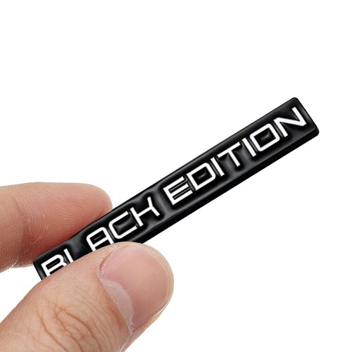 Black Edition Logo Emblem Badge Car Rear Tailgate Car Sticker Decal ...