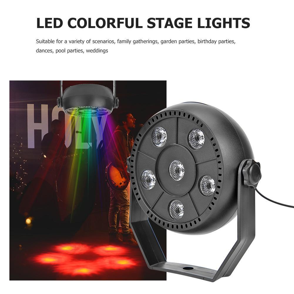 6LEDs RGB Disco Lamp 5V LED Projector Lamp Mini Colorful Light for KTV ...