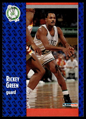 1991 Fleer #249 Rickey Green Boston Celtics | eBay