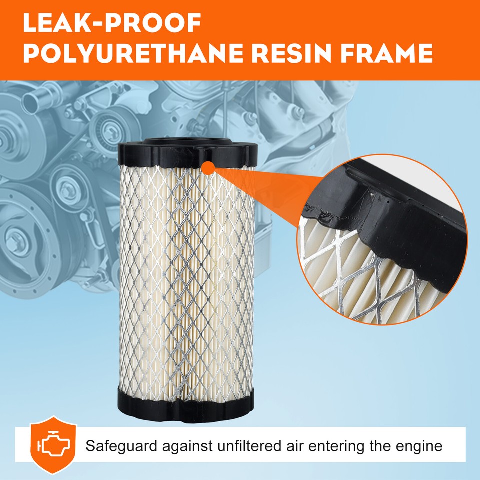 2x 793569 Air Filter For BRIGGS & STRATTON 793685 Pre Filter JOHN DEERE ...