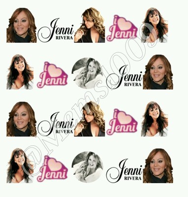 Jenni Rivera nail Decals (WATER DECALS) Nail art | eBay