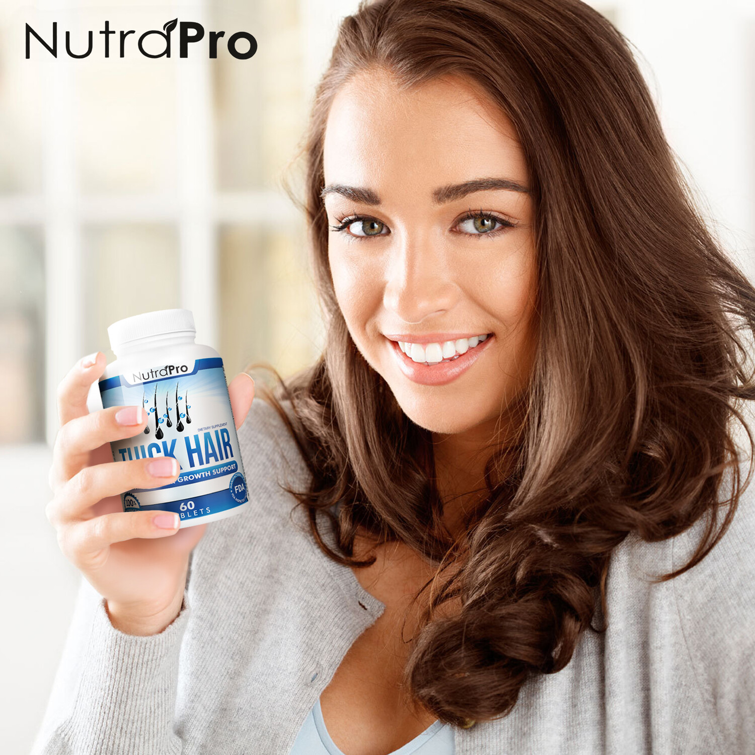 Anti Hair Loss Pills with DHT Blocker Stimulates Thick Hair Growth.With ...