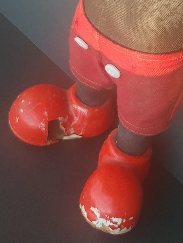 RARE,1930`s VINTAGE OLD DISNEY MICKEY MOUSE PIE EYED DOLL,ANTIQUE,FREE ...