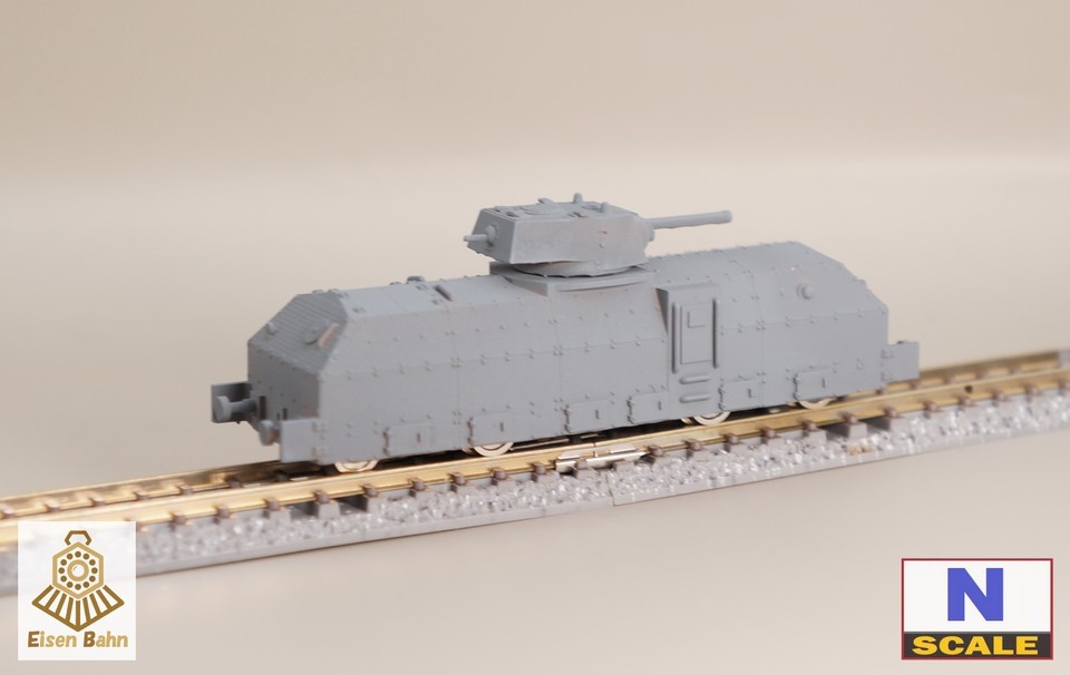 1/160(N-Scale) WWII Russian Krasnaya Zvezda Train resin kit (motor not ...