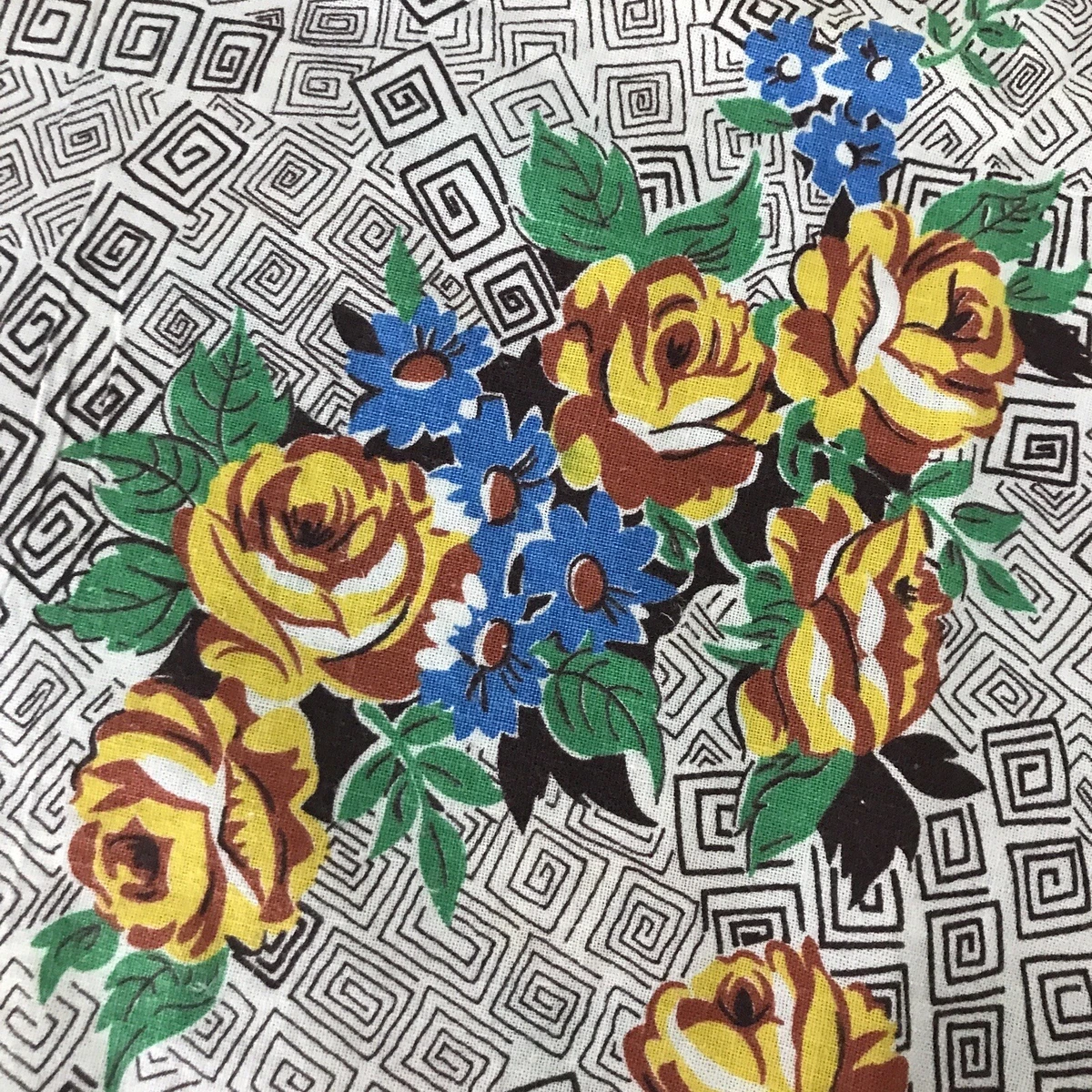 Vintage Feed Sacks Clipart Of Flowers