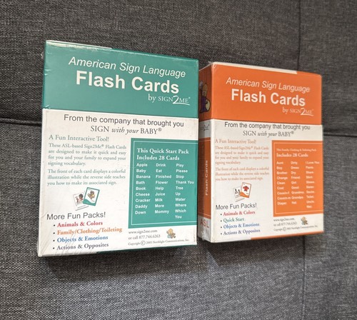 Beginner Ser.: Sign2Me ASL Flash Cards - Quick Start Pack : Quick Start ...
