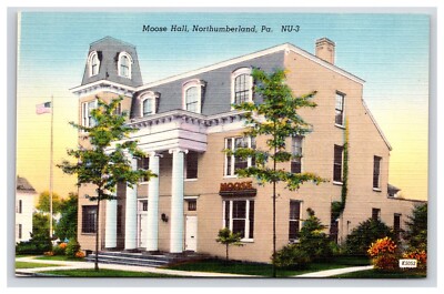 Postcard: PA Moose Hall, Northumberland, Pennsylvania - Unposted | eBay