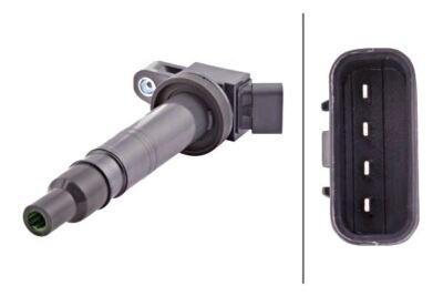Ignition Coil 12V HELLA Fits TOYOTA LEXUS Avensis Estate Liftback ...