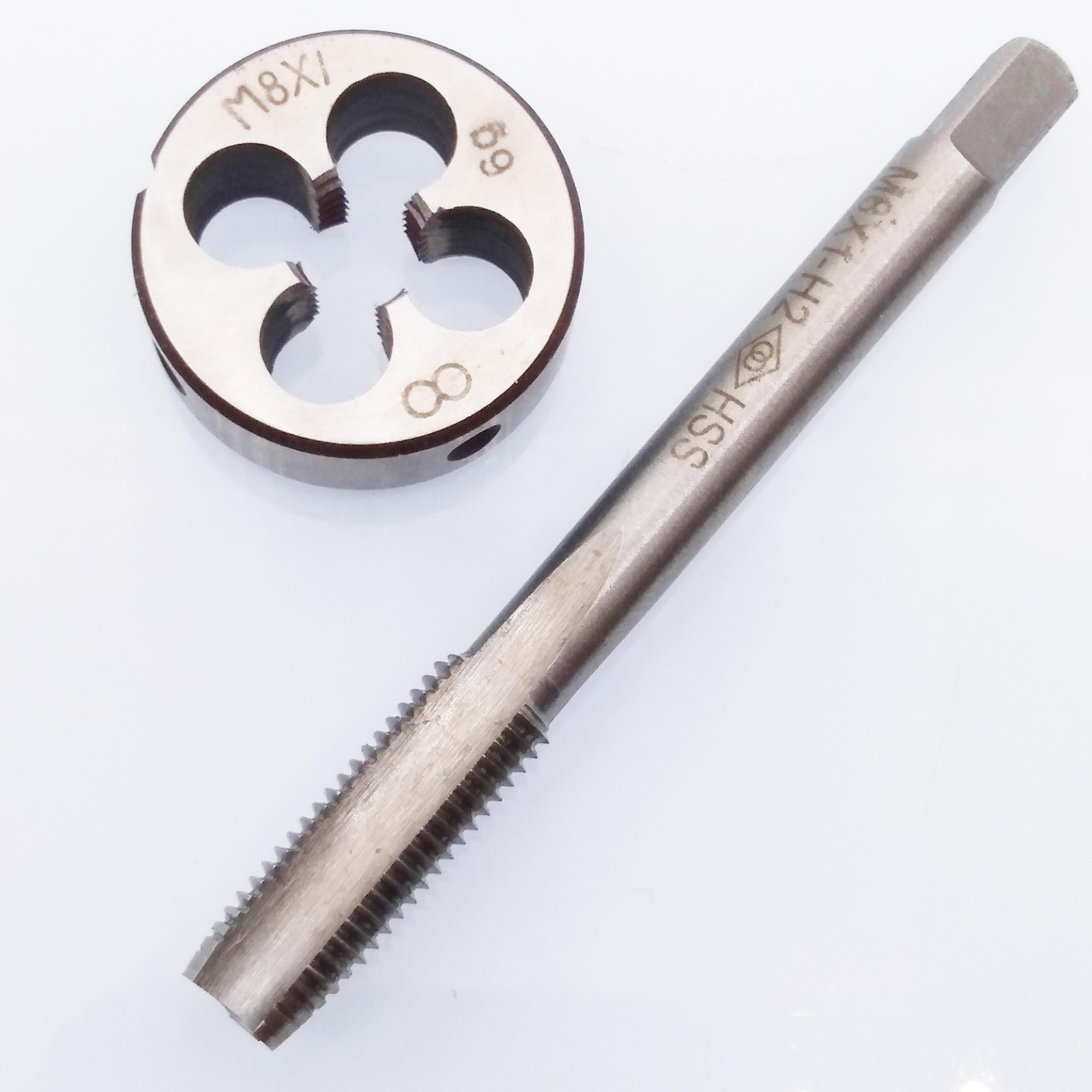 US Stock HSS M8 x 1mm Tap & M8 x 1.0mm Die Metric Thread Right Hand | eBay