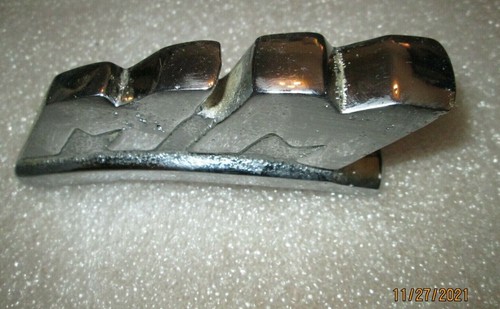 1940s 1950s M&M MM MILLER-METEOR FENDER HOOD ORNAMENT EMBLEM FUNERAL ...