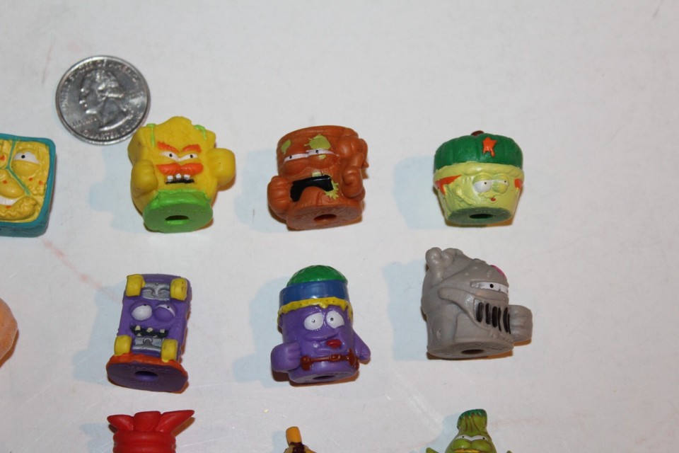 20 Grossery Gang Trash Pack Lot Moldy Apple Peach Taco Clock Fruit ...