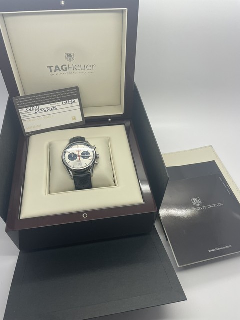 TAG Heuer Carrera Silver Men's Watch - CV5111.FC6335 for sale online | eBay