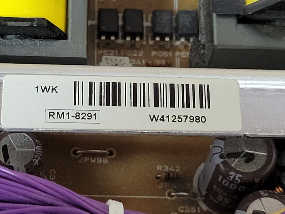 RM1-8291 / RM1-8392 High Voltage Power Supply (HVPS) 110V for HP M601 ...