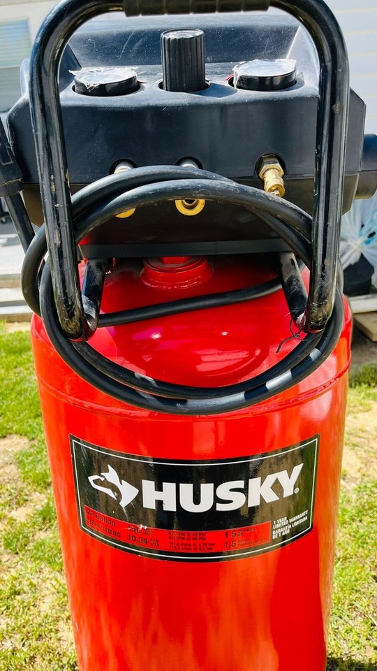 Husky Air Compressor. Red- 26 Gallons- 150 PSI- *Opened but never used ...