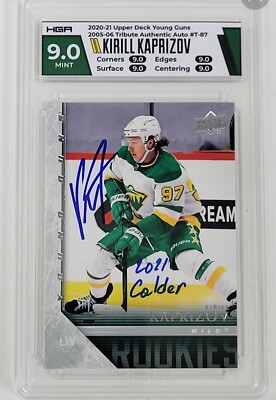 2020-21 KIRILL KAPRIZOV UPPER DECK EXTENDED YOUNG GUNS 2005-06 TRIBUTE ...