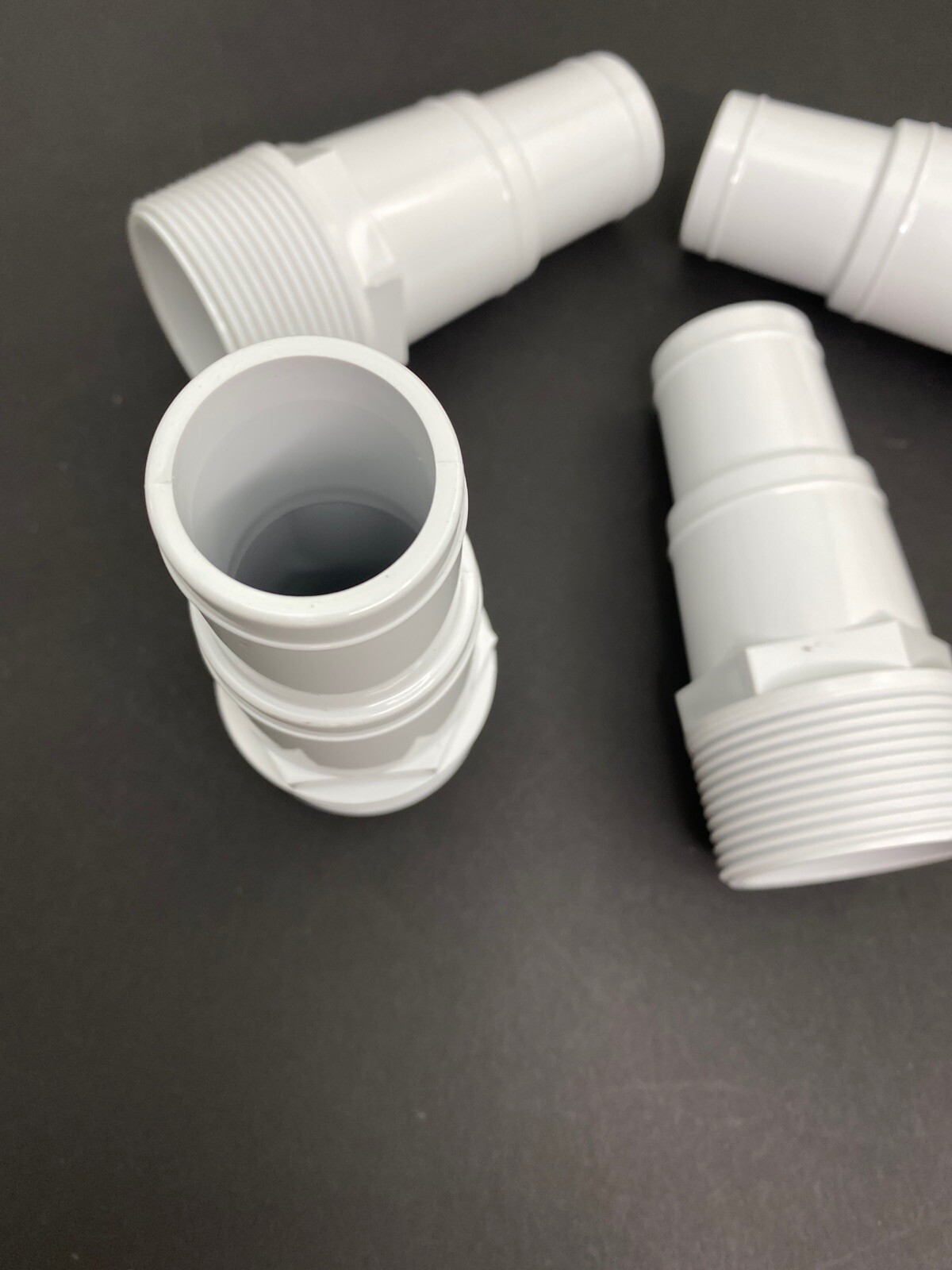 4 Pool Filter Pump HOSE ADAPTER 1 1/4"-1 1/2" Thread 1.5" Fitting PVC ...