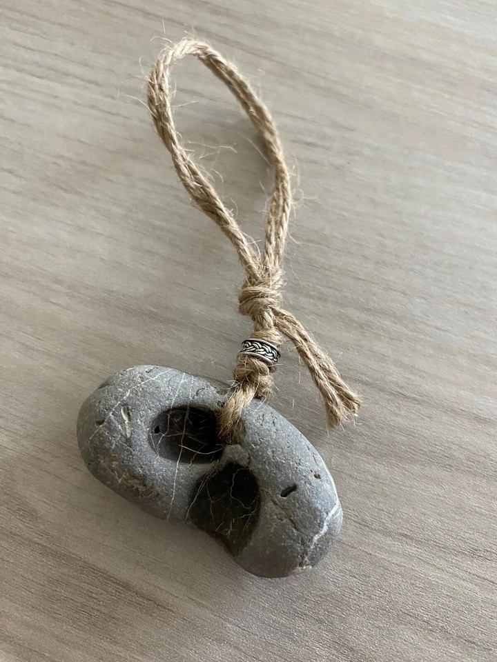 Hag Stone Talisman Holey Stone Amulet Protection Stones Odin Stone ...