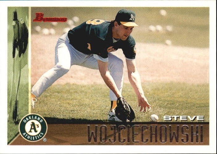 1995 Bowman Oakland Athletics Baseball Card #204 Steve Wojciechowski | eBay