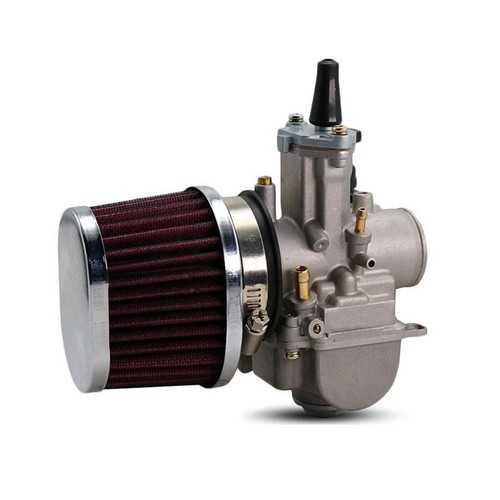 2Pcs High Flow Air Filter Engine Cleaner Intake Pod For Motorcycle ...