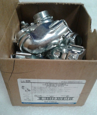 Qty. 10 Thomas & Betts 325 3/4" Tite-Bite (R) Connector 90 Degree Angle ...