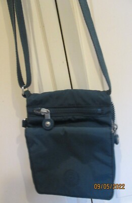 Kipling Live Light Shoulder or Crossbody bag Dark Green Nylon | eBay