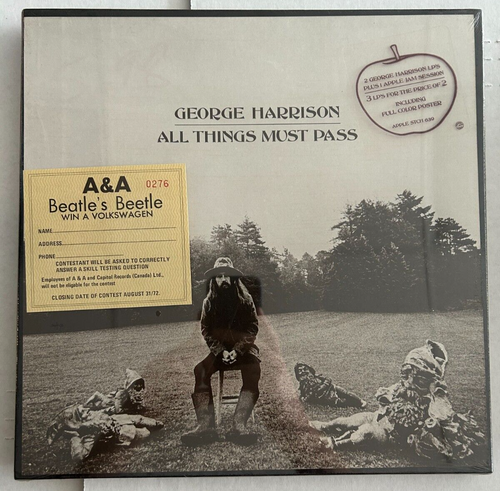 George Harrison All Things Must Pass OG Sealed Canada Hype Stickers ...