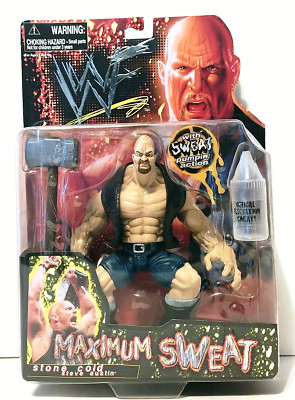 Stone Cold Steve Austin Action Figure WWF/WWE Maximum Sweat Jakks ...